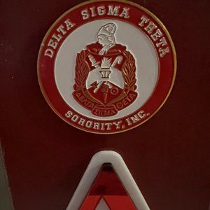 D9 Greeks | Other | Delta Sigma Theta Wooden Paddle Red | Poshmark